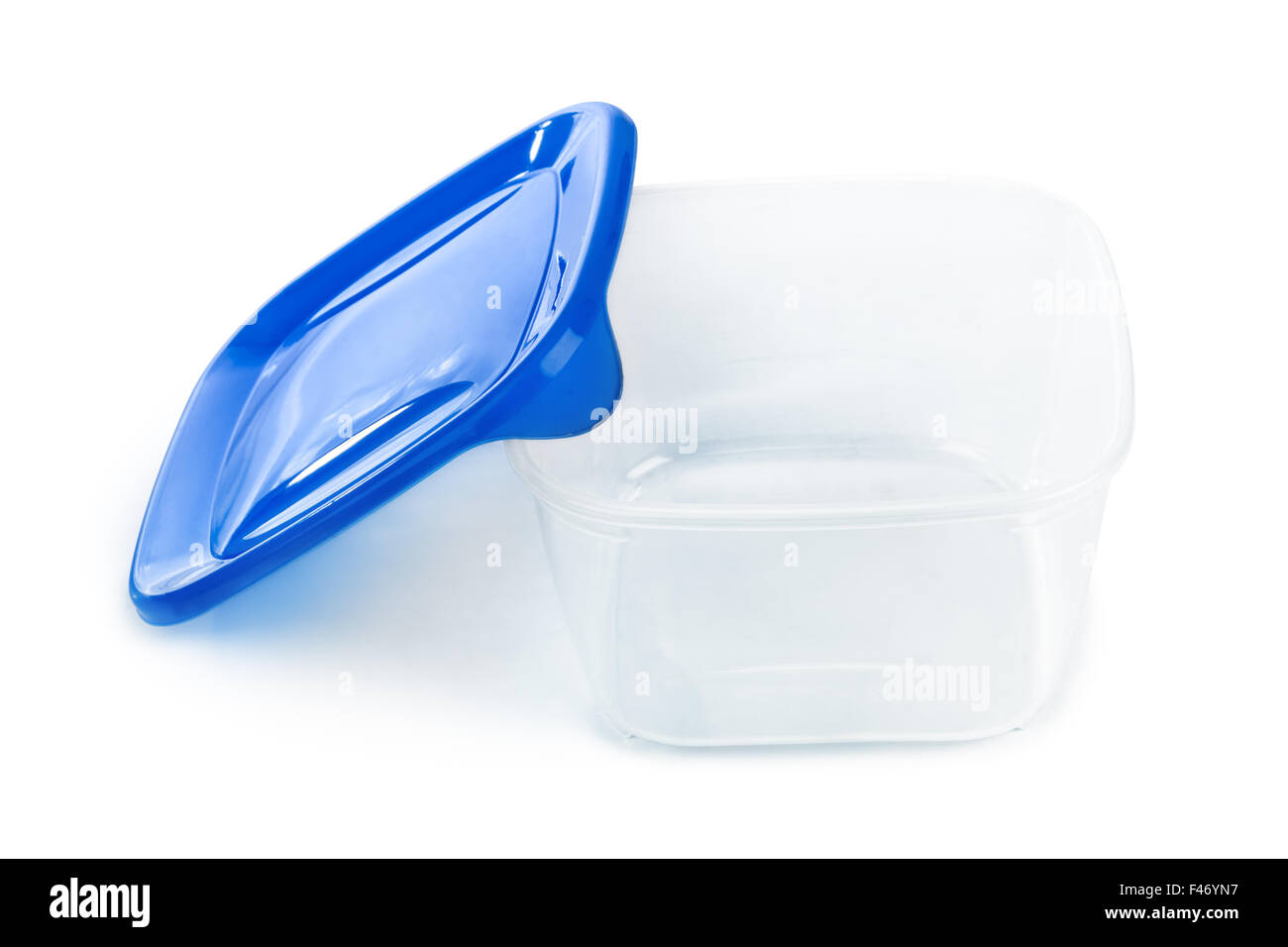 Blue plastic square box Cut Out Stock Images & Pictures - Alamy