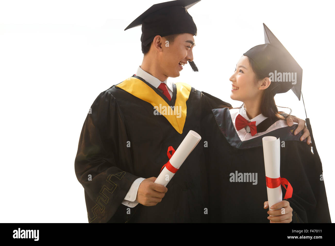 Graduation celebration two young hi-res stock photography and images ...