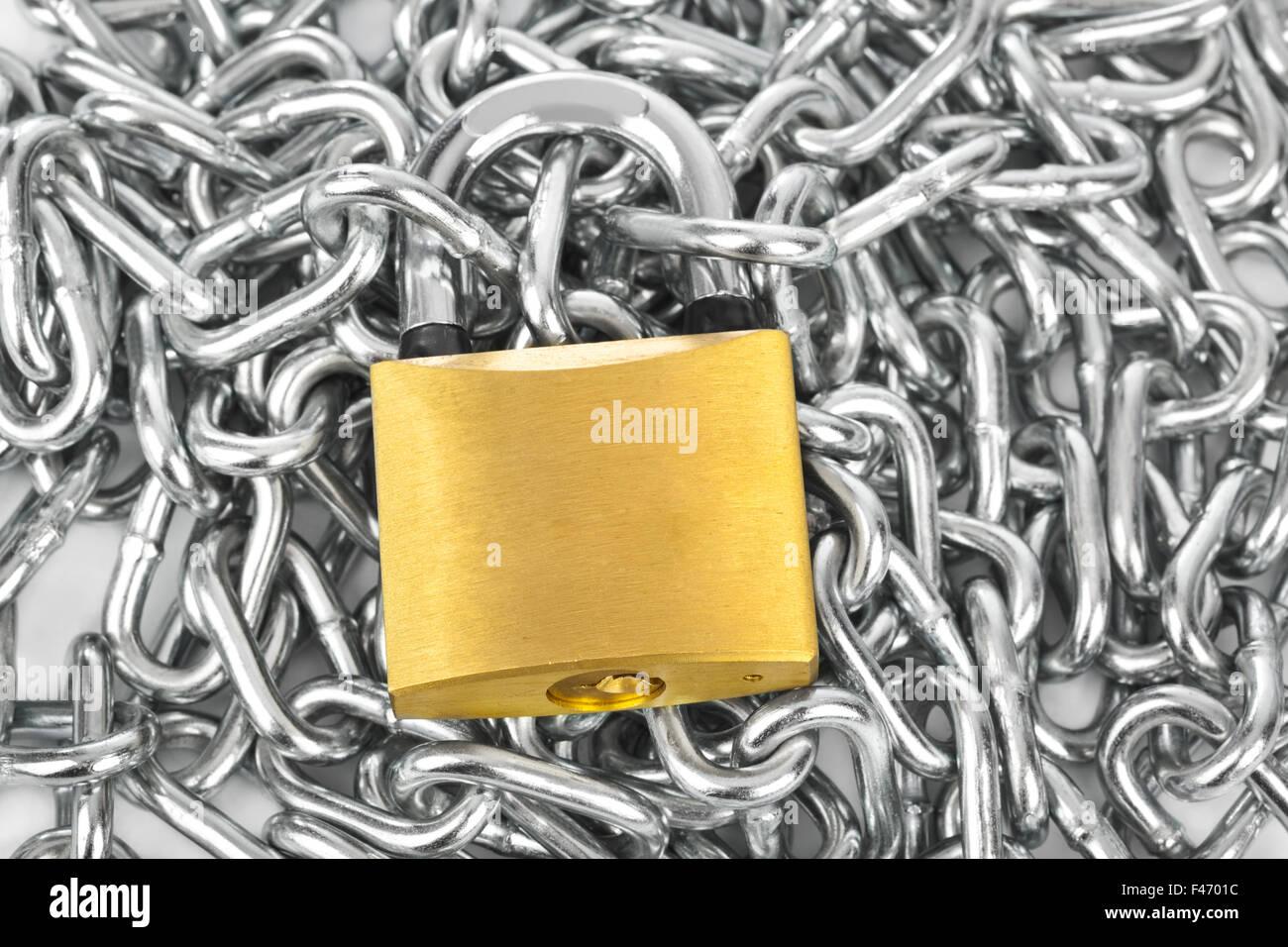 Chain and lock Stock Photo - Alamy