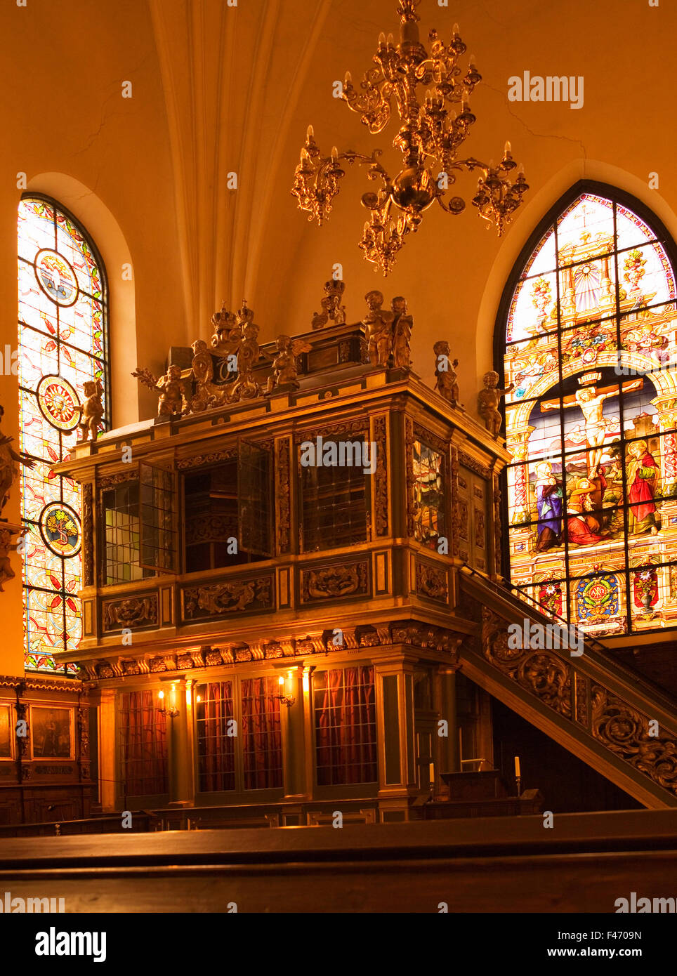 Tyska kyrkan, A church in Stockholm, Sweden Stock Photo - Alamy