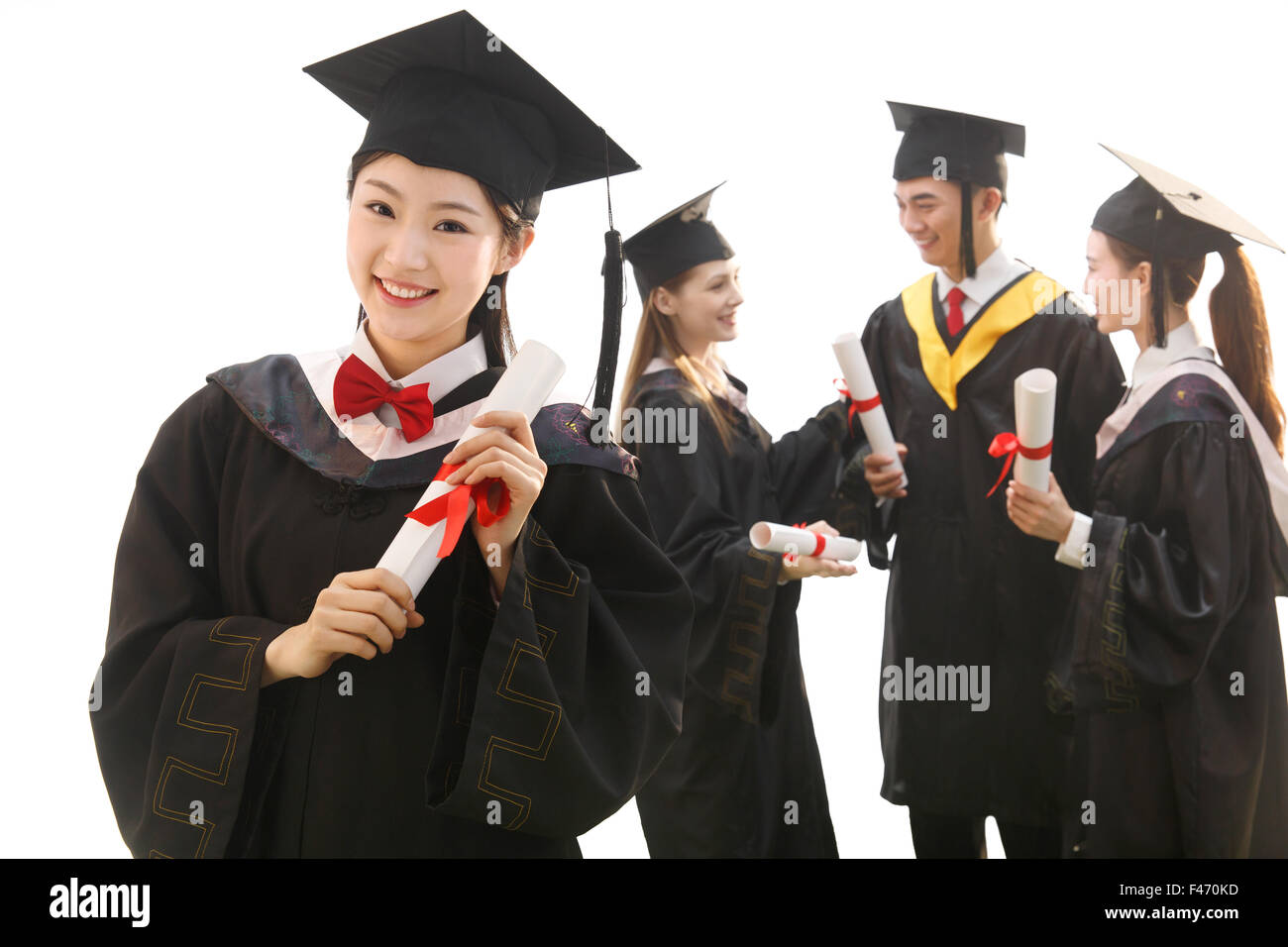 Group graduation students looking hi-res stock photography and images ...