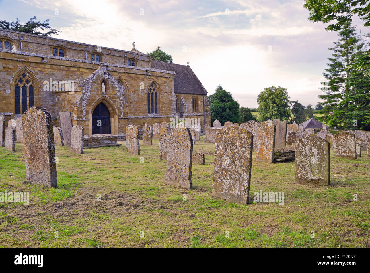 Church of St Andrew, Upper Harlestone Northamptonshire UK Stock Photo ...