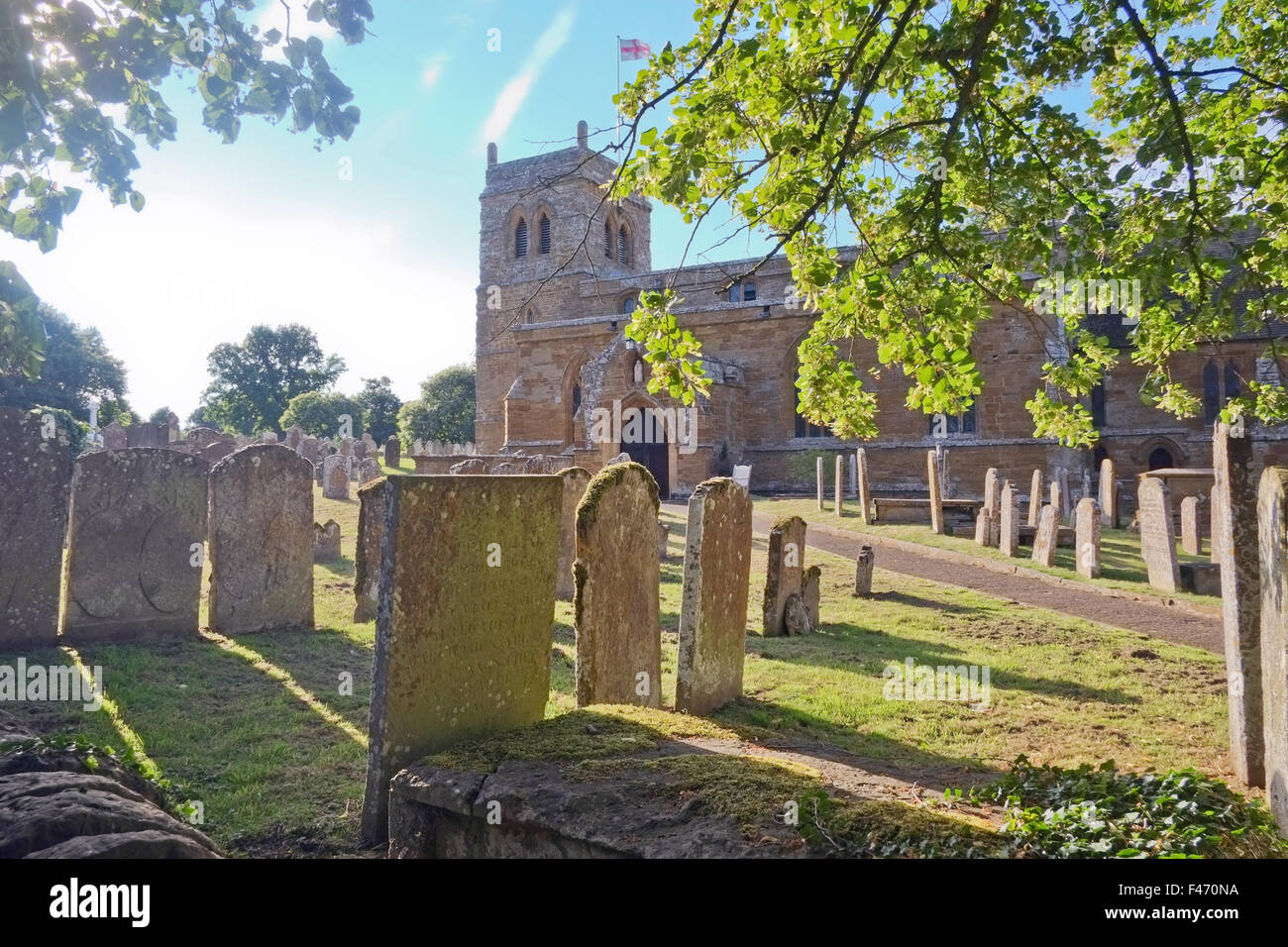Church of St Andrew, Upper Harlestone Northamptonshire UK Stock Photo ...