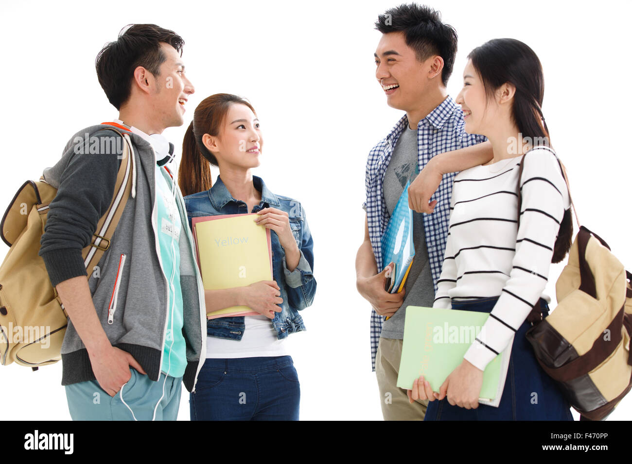 Portrait of four young people Stock Photo - Alamy