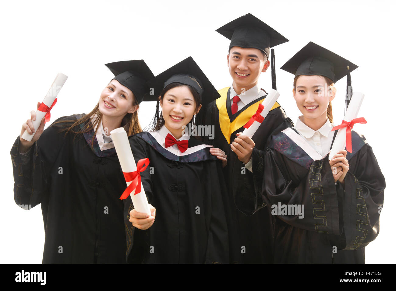 Group graduation students looking hi-res stock photography and images ...
