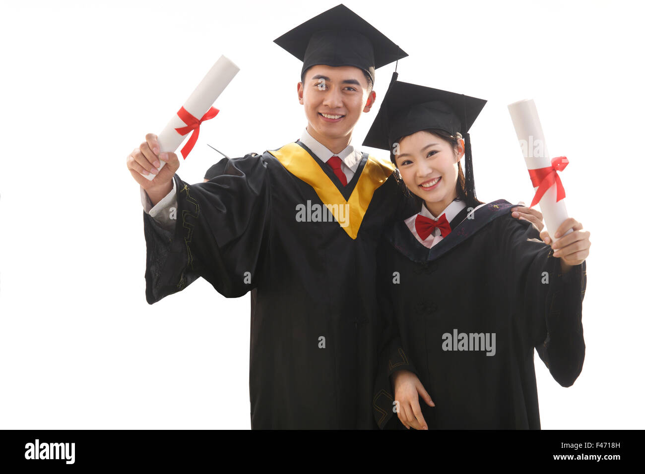 Graduation celebration two young hi-res stock photography and images ...