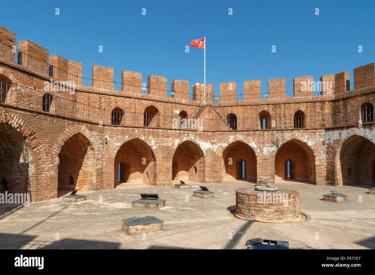 Alanya red tower hi-res stock photography and images - Alamy
