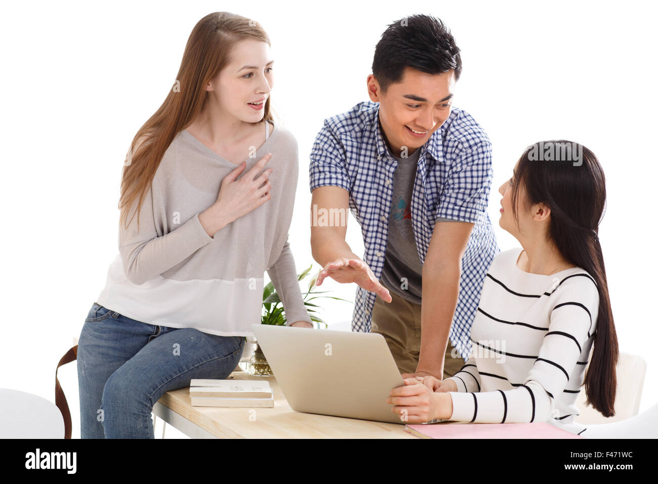Table of people cut out hi-res stock photography and images - Alamy