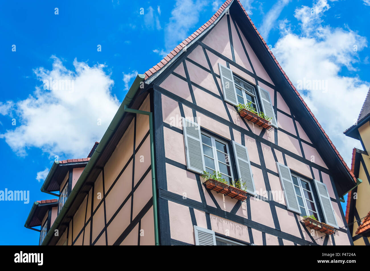 House with traditional French pattern and design Stock Photo - Alamy