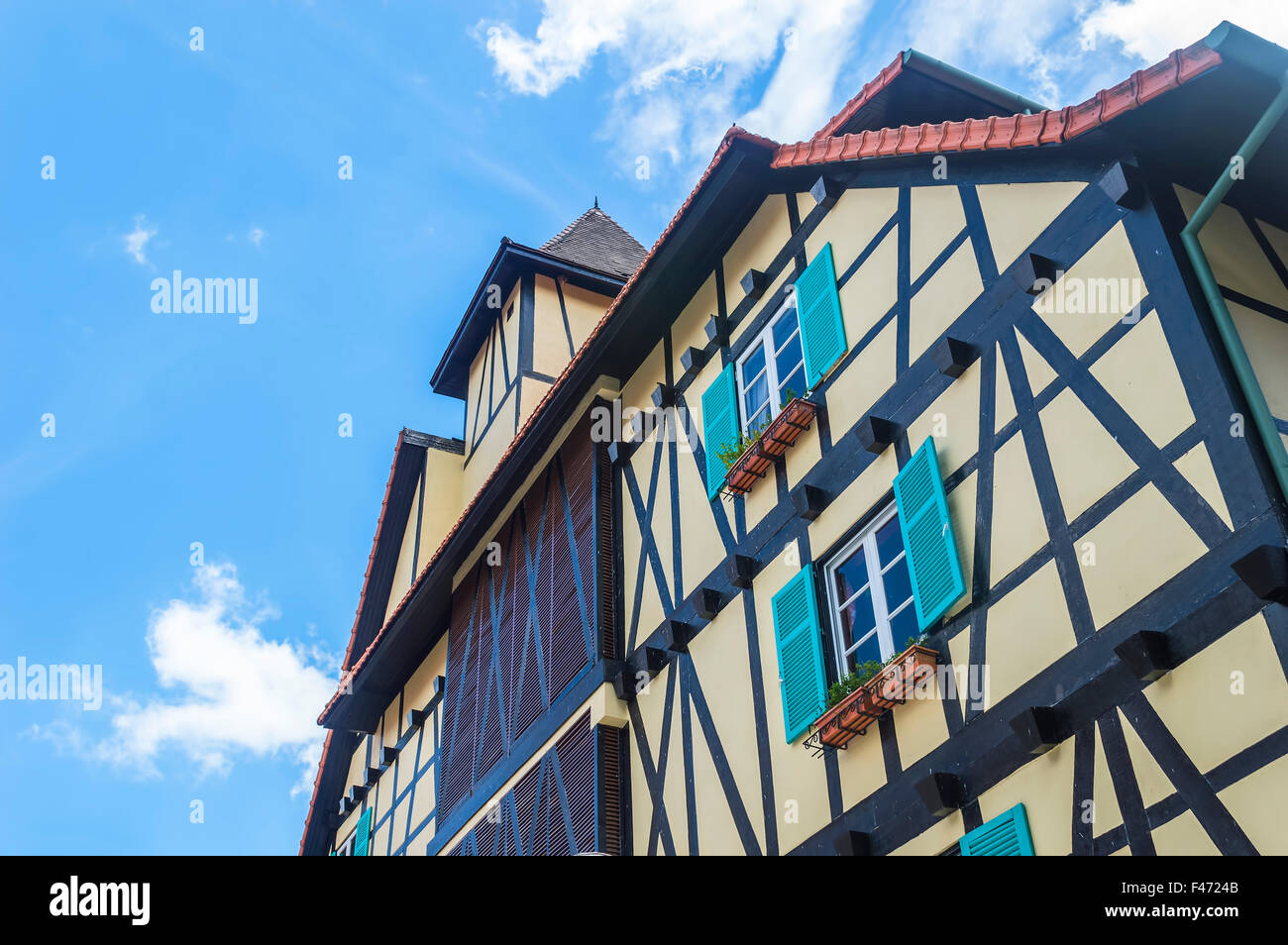 House with traditional French pattern and design Stock Photo - Alamy