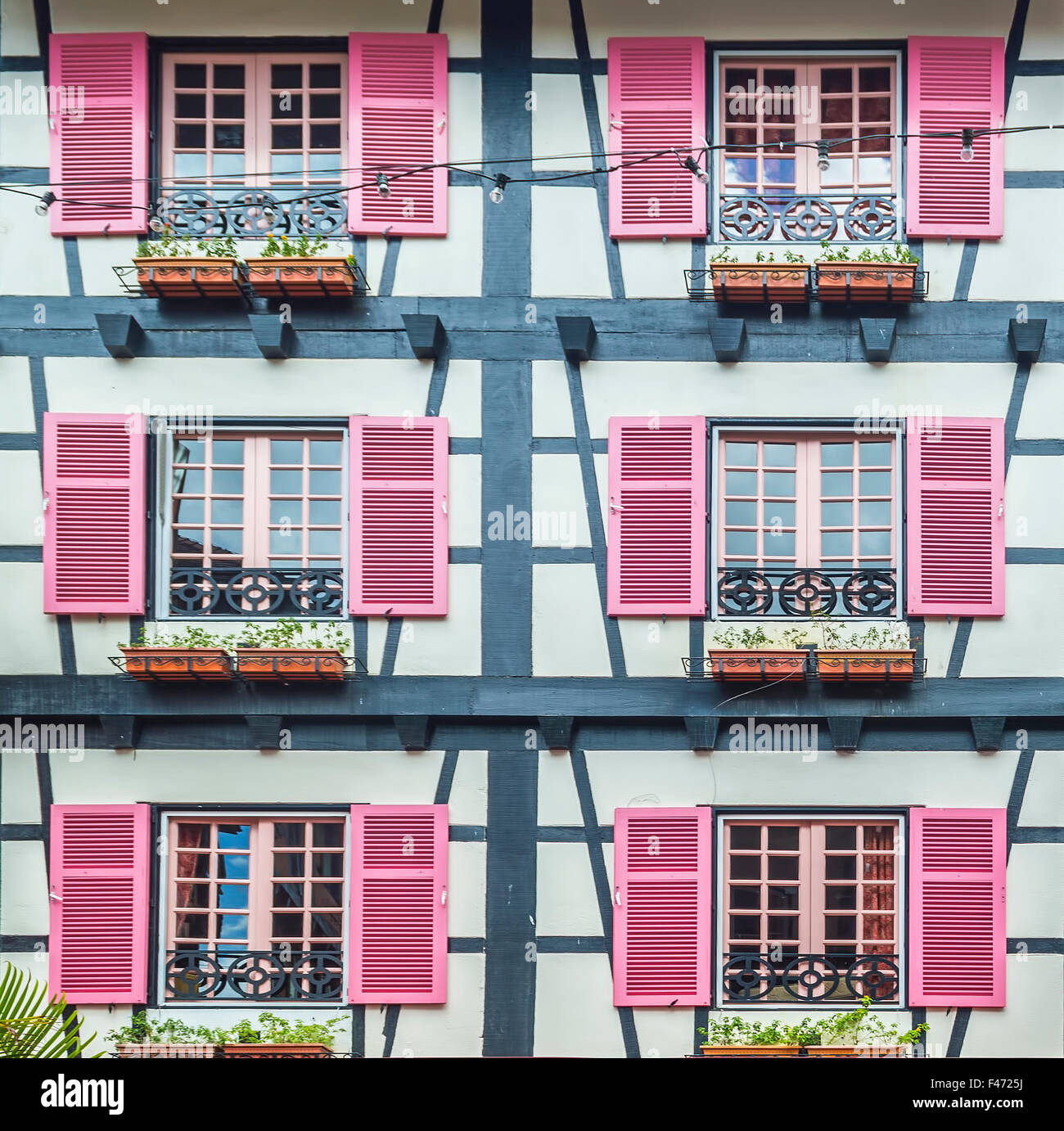 House with traditional French pattern and design Stock Photo - Alamy