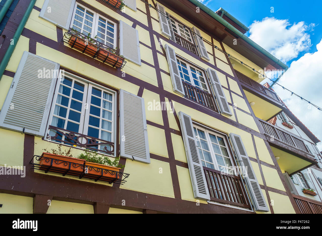 House with traditional French pattern and design Stock Photo - Alamy