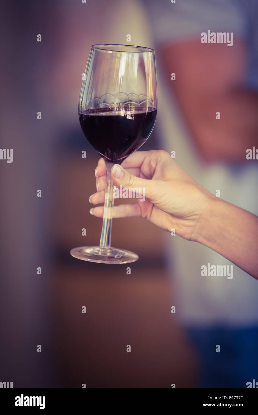 Hand glass dining wine hi-res stock photography and images - Alamy