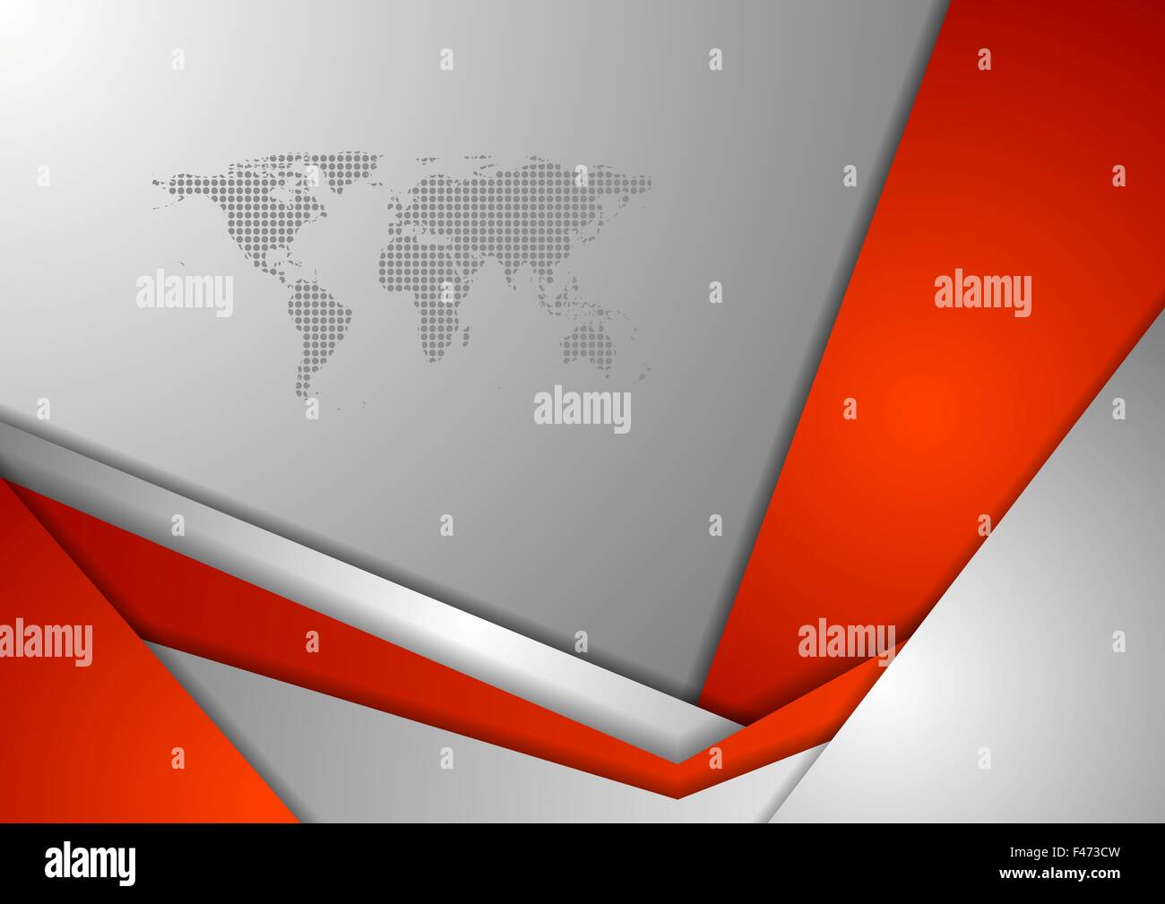 Red tech background world map hi-res stock photography and images - Alamy