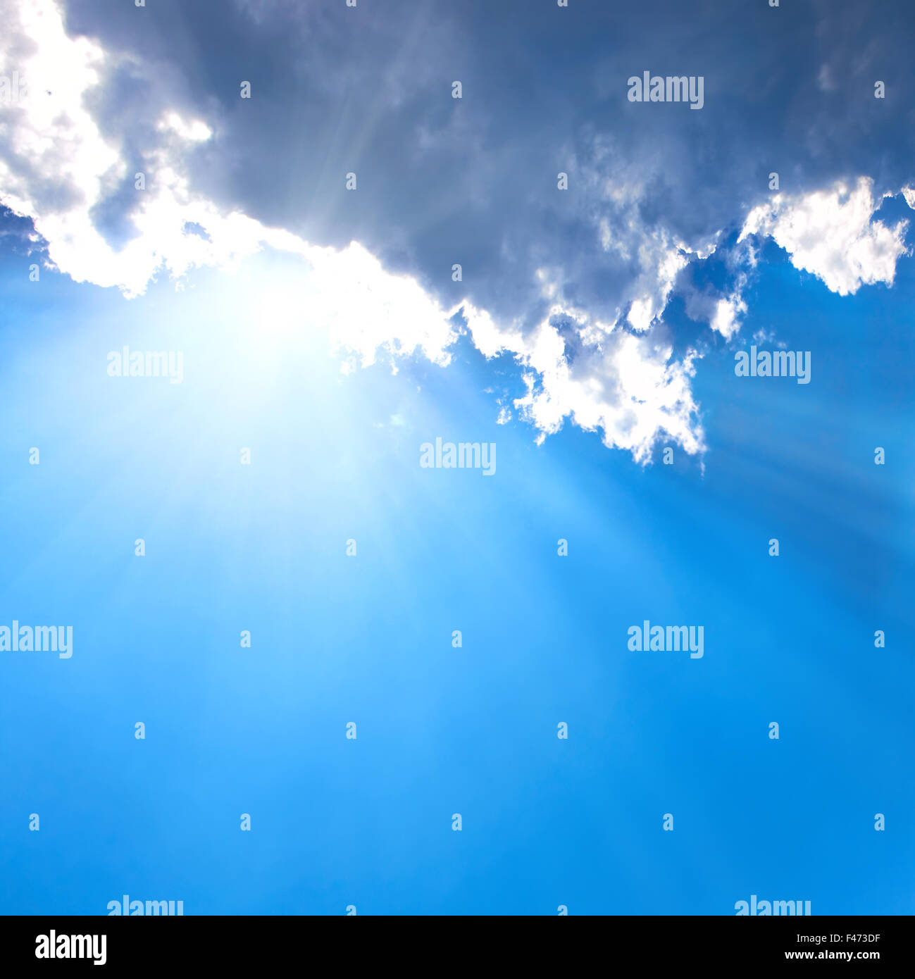 Beautiful blue sky Stock Photo - Alamy