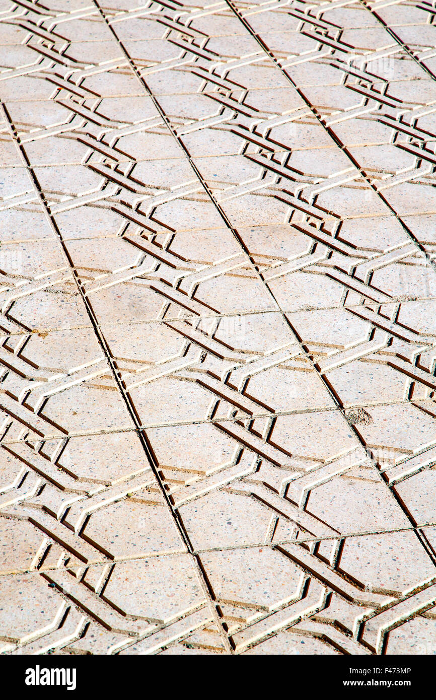 abstract morocco in africa tile the colorated pavement background ...