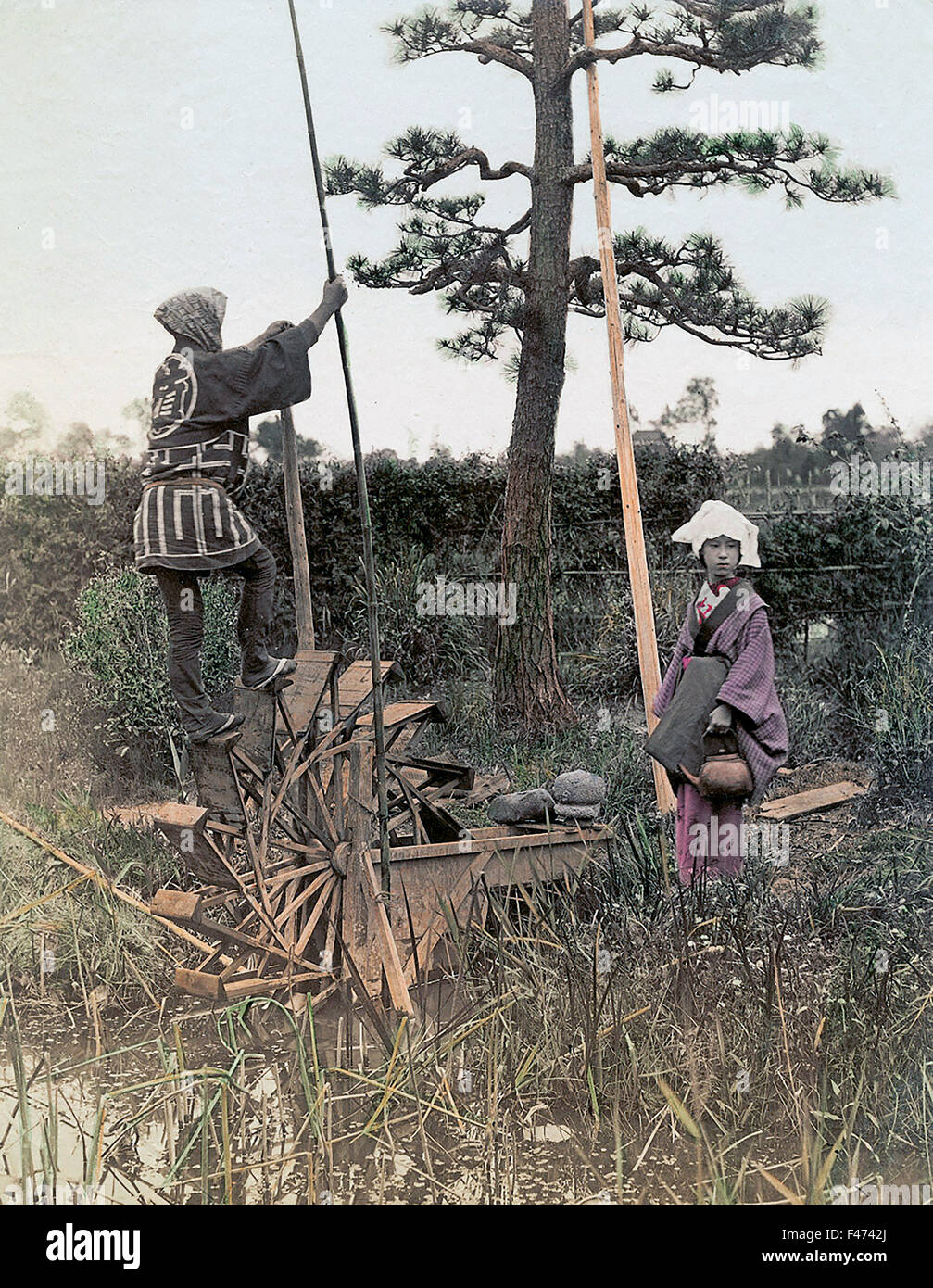 Japanese farmers, Japan Stock Photo - Alamy