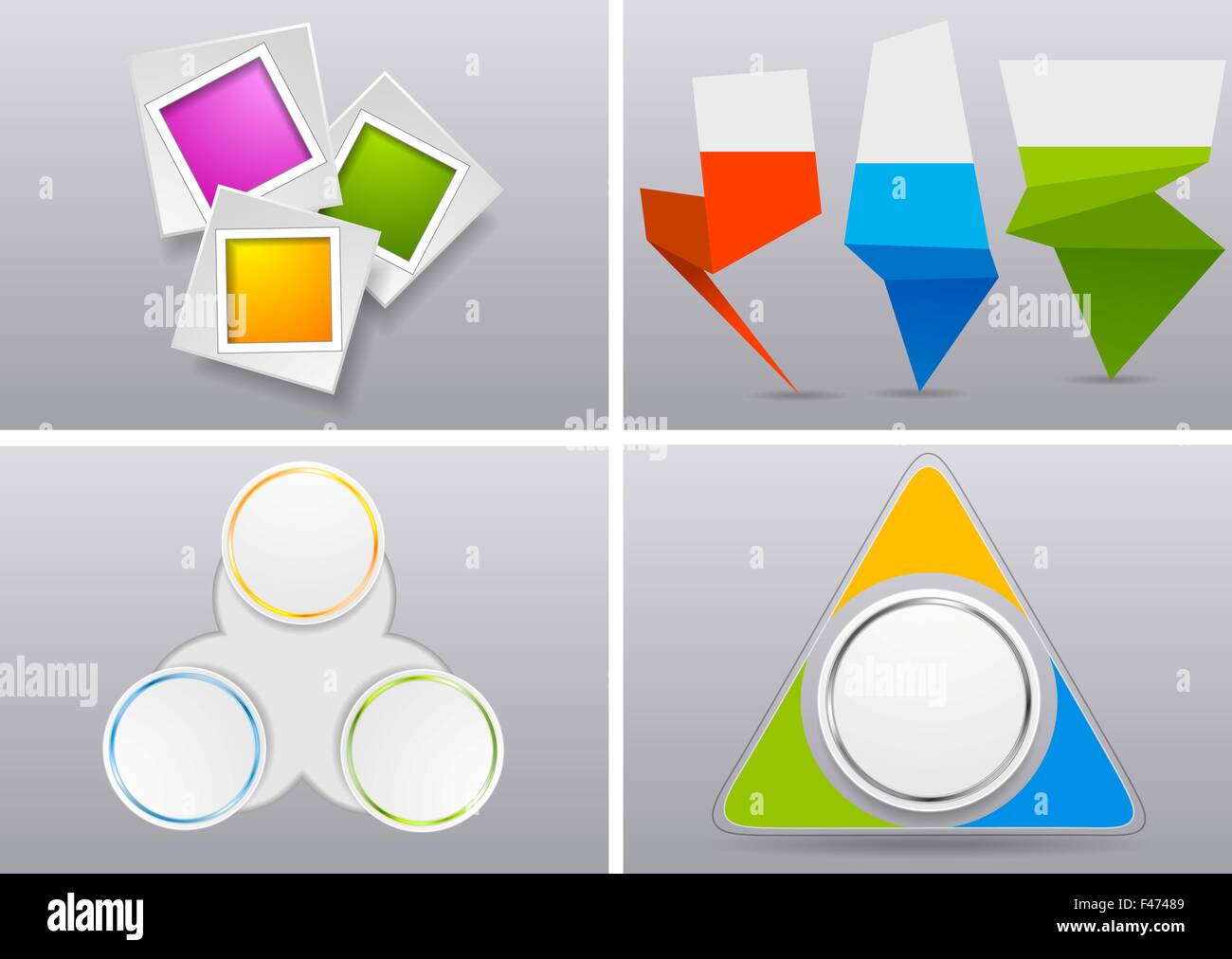 Abstract infographics bright vector design Stock Photo - Alamy