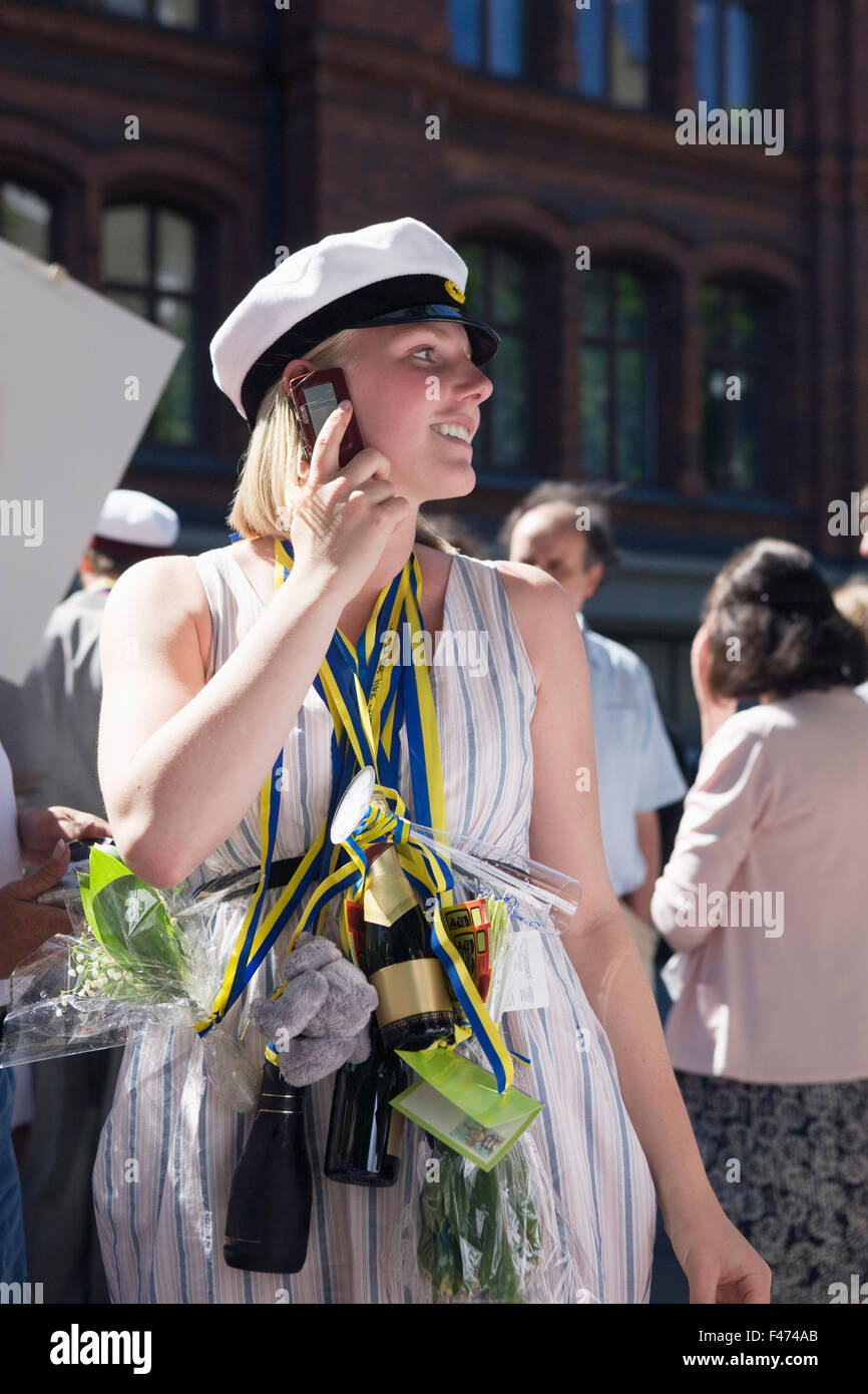 A highschool graduation, Sweden Stock Photo - Alamy
