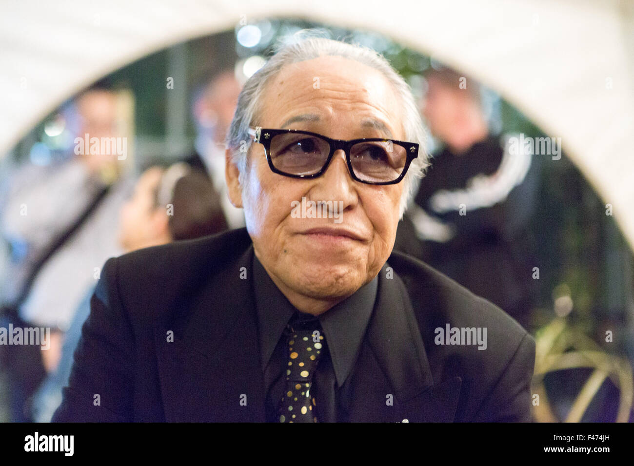 Tokyo, Japan. 14th October, 2015. Japanese tatoo artist Horiyoshi III ...
