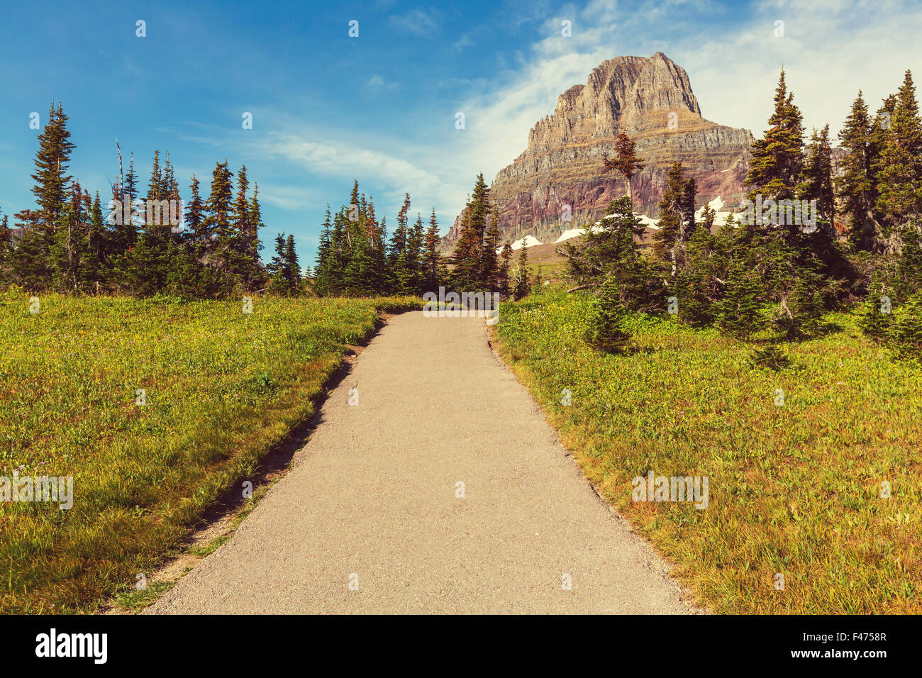 Logan pass hike montana hi-res stock photography and images - Alamy