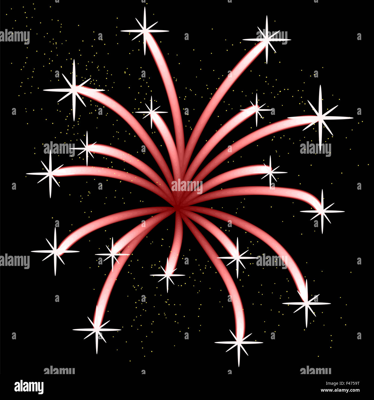 Cartoon firework rocket hi-res stock photography and images - Alamy