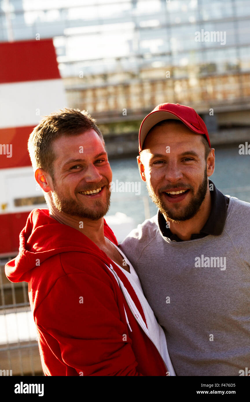 A smiling couple, Copenhagen, Denmark Stock Photo - Alamy