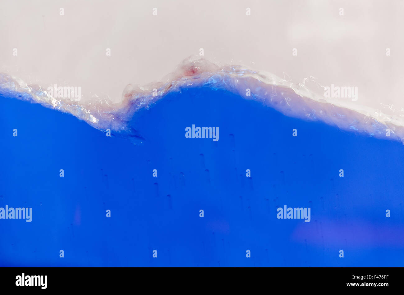 Blue Liquid, Wave picture Stock Photo - Alamy