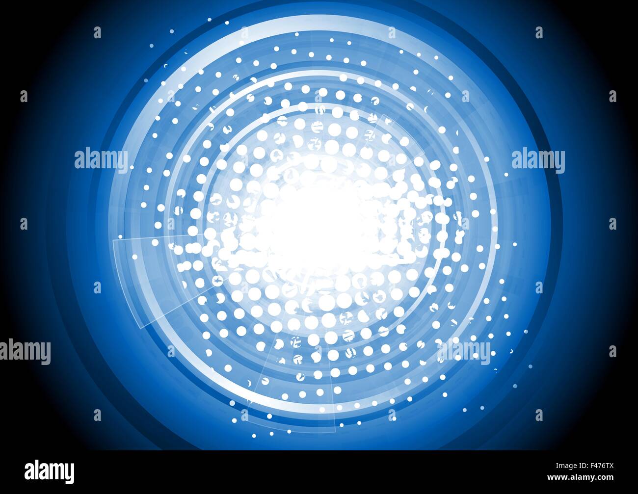 Abstract blue tech background Stock Photo - Alamy
