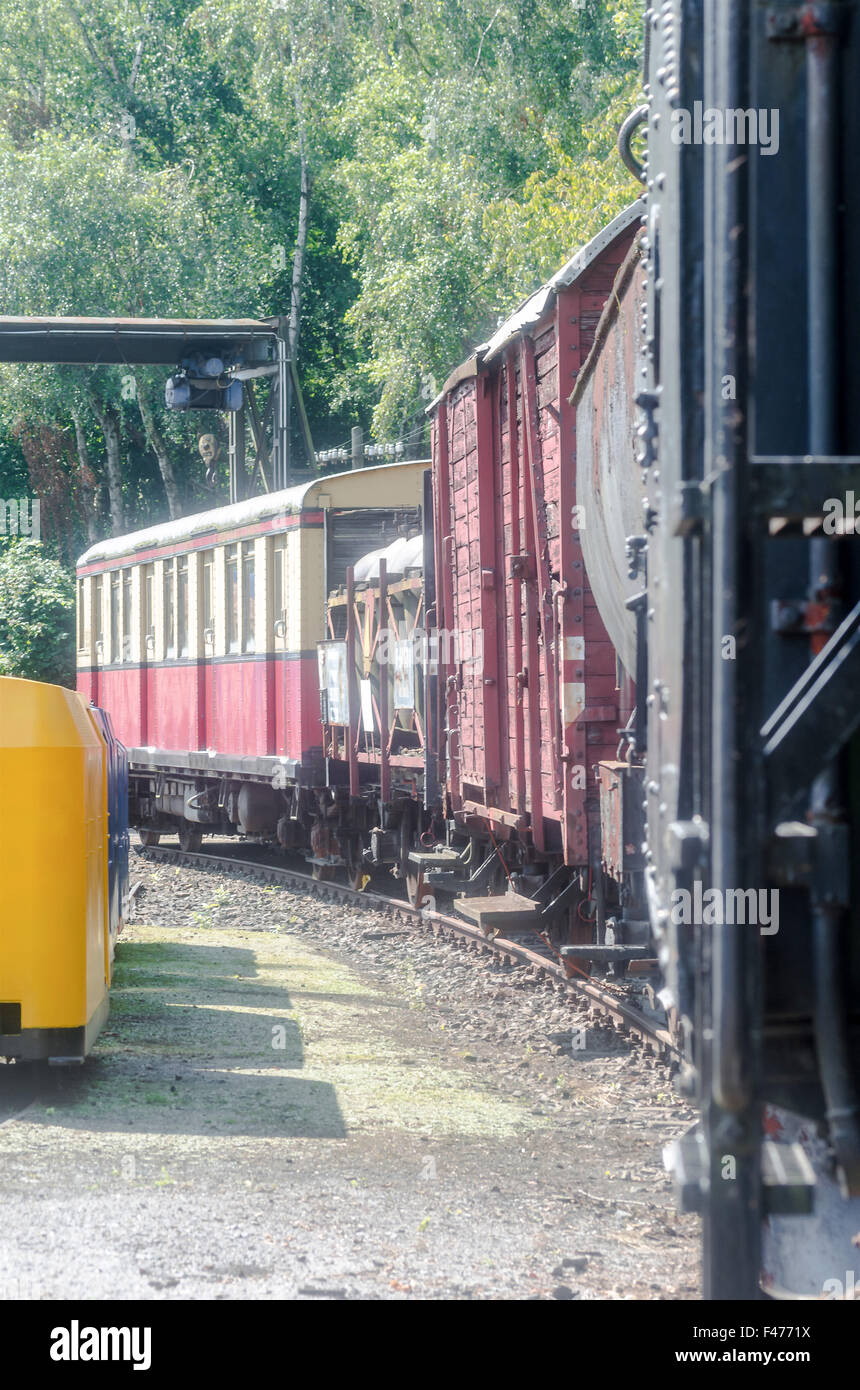 Train with carriages Stock Photo - Alamy