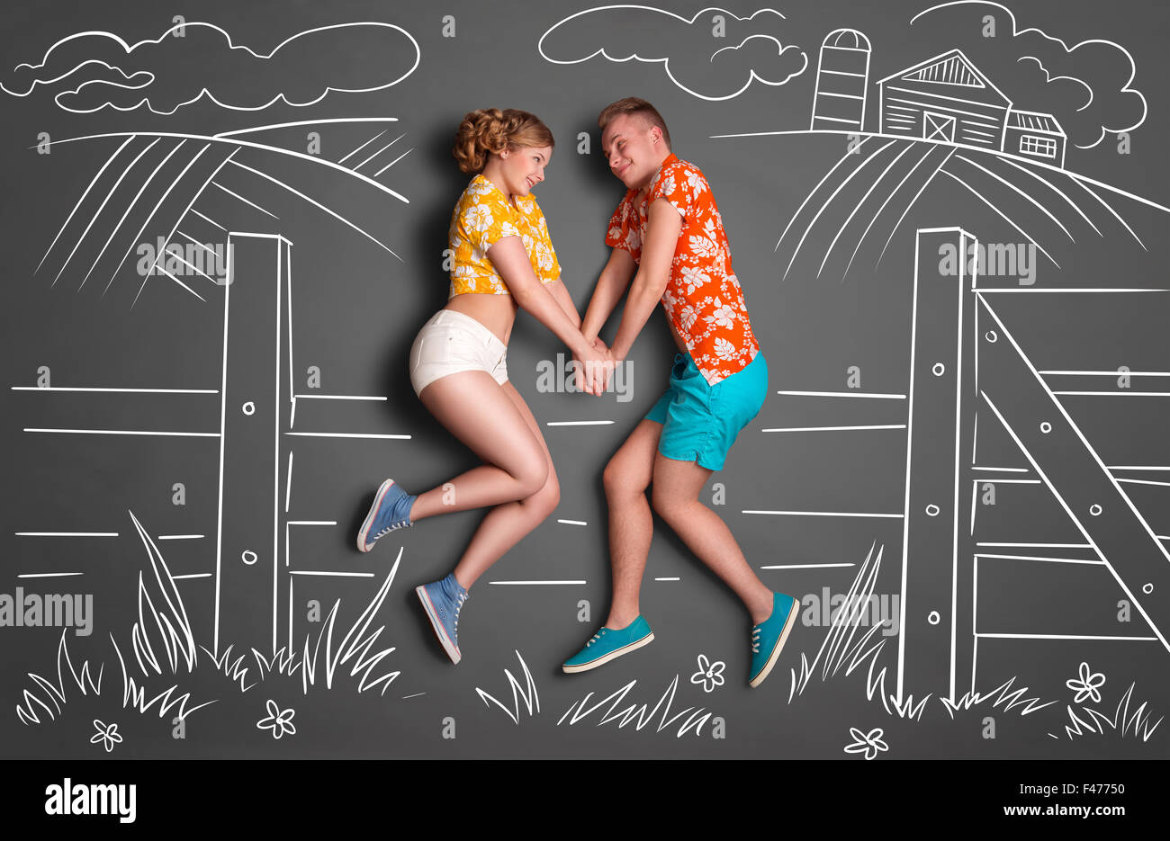 Hand in hand Stock Photo - Alamy