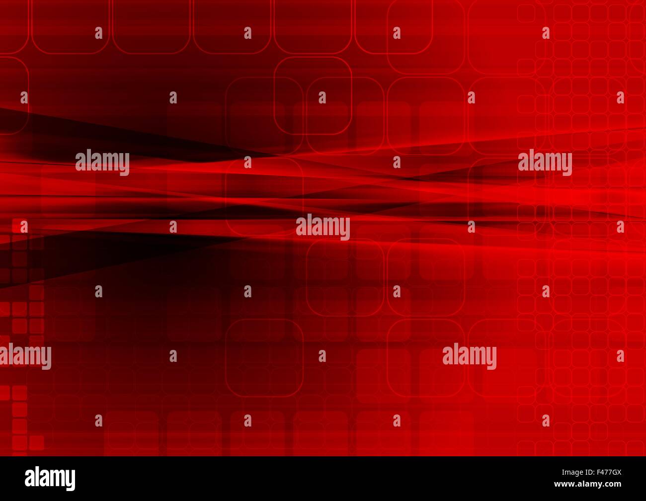 Bright red tech abstract background Stock Photo - Alamy