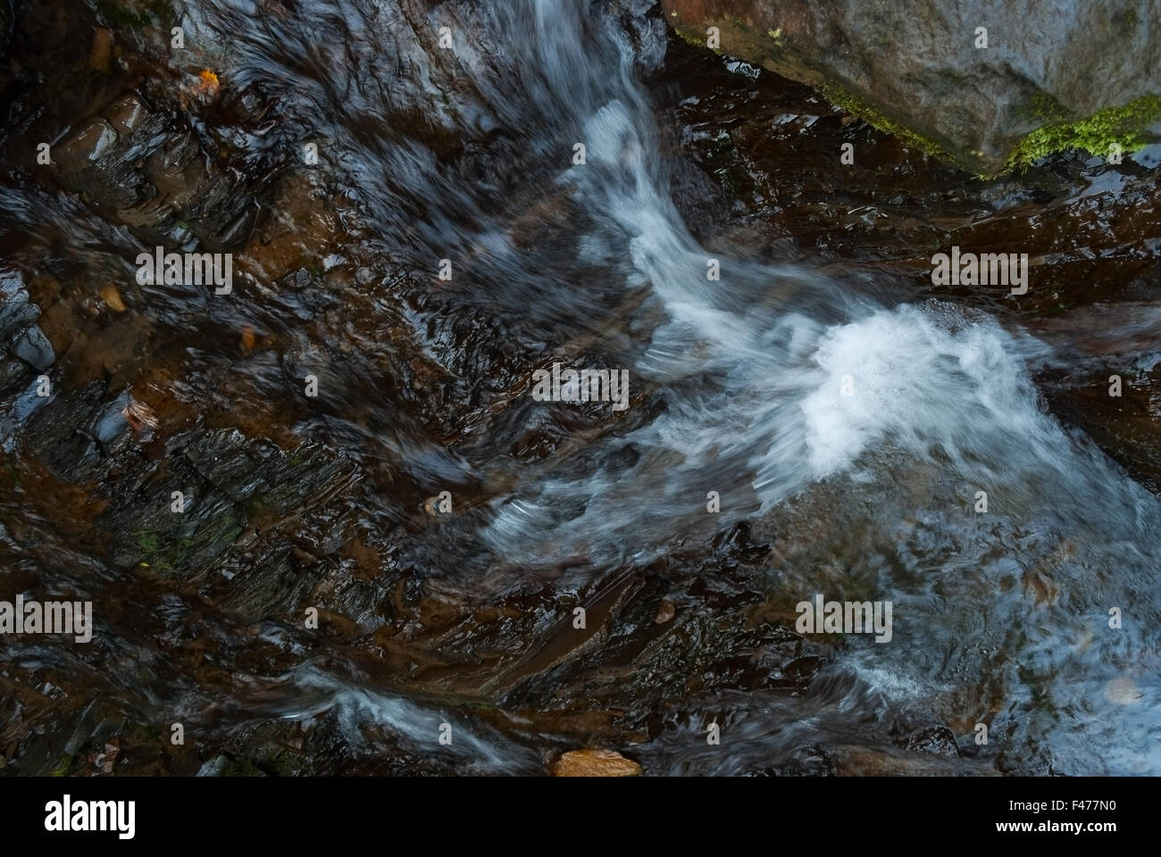 beautiful natural stream among stones Stock Photo - Alamy