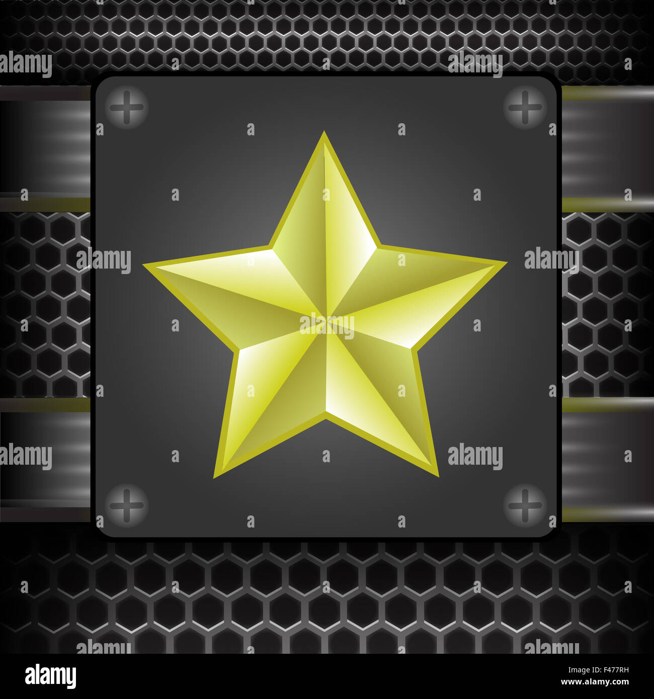 Yellow star badge hi-res stock photography and images - Alamy