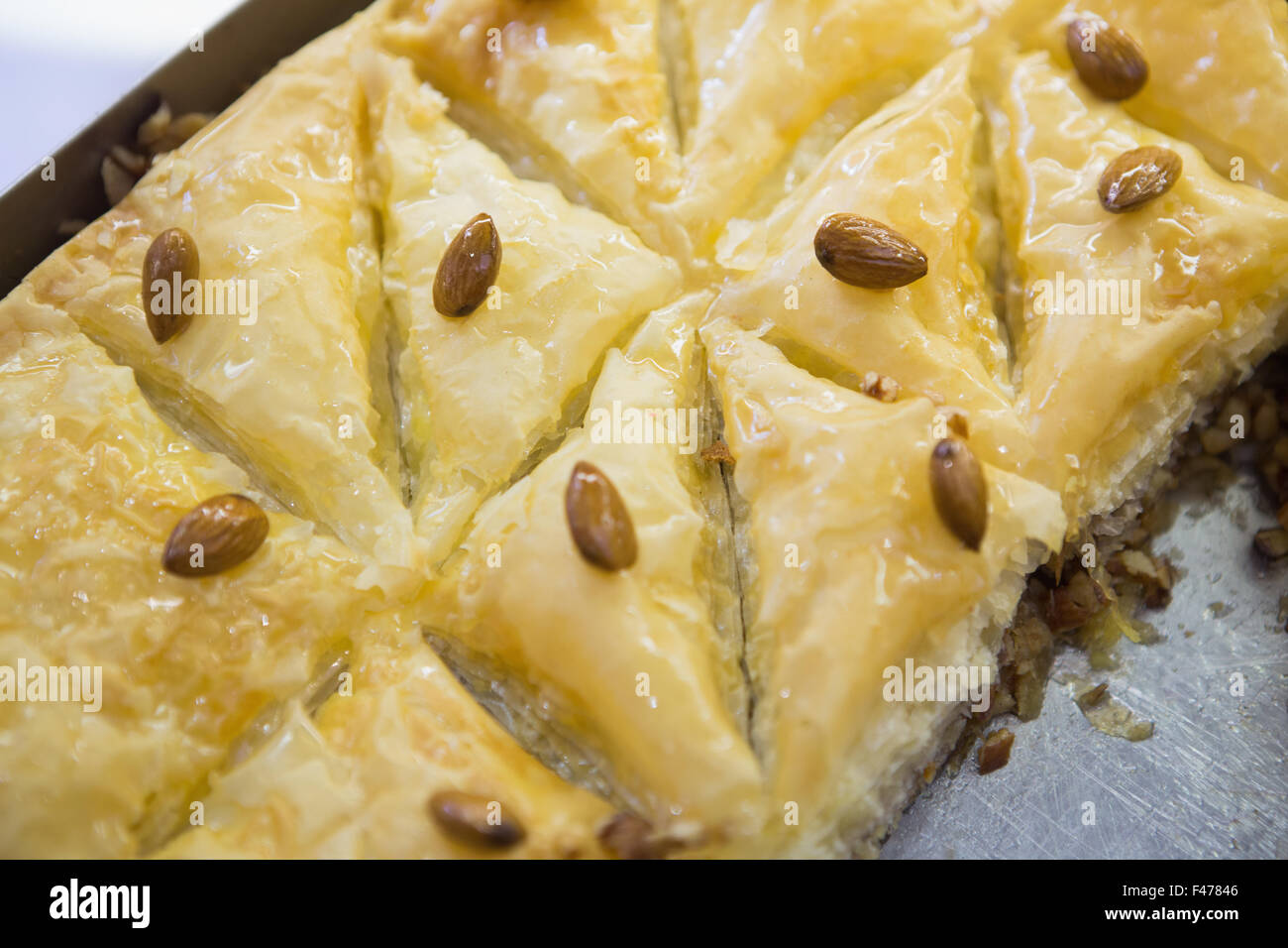 Close up of baklava pastry Stock Photo - Alamy