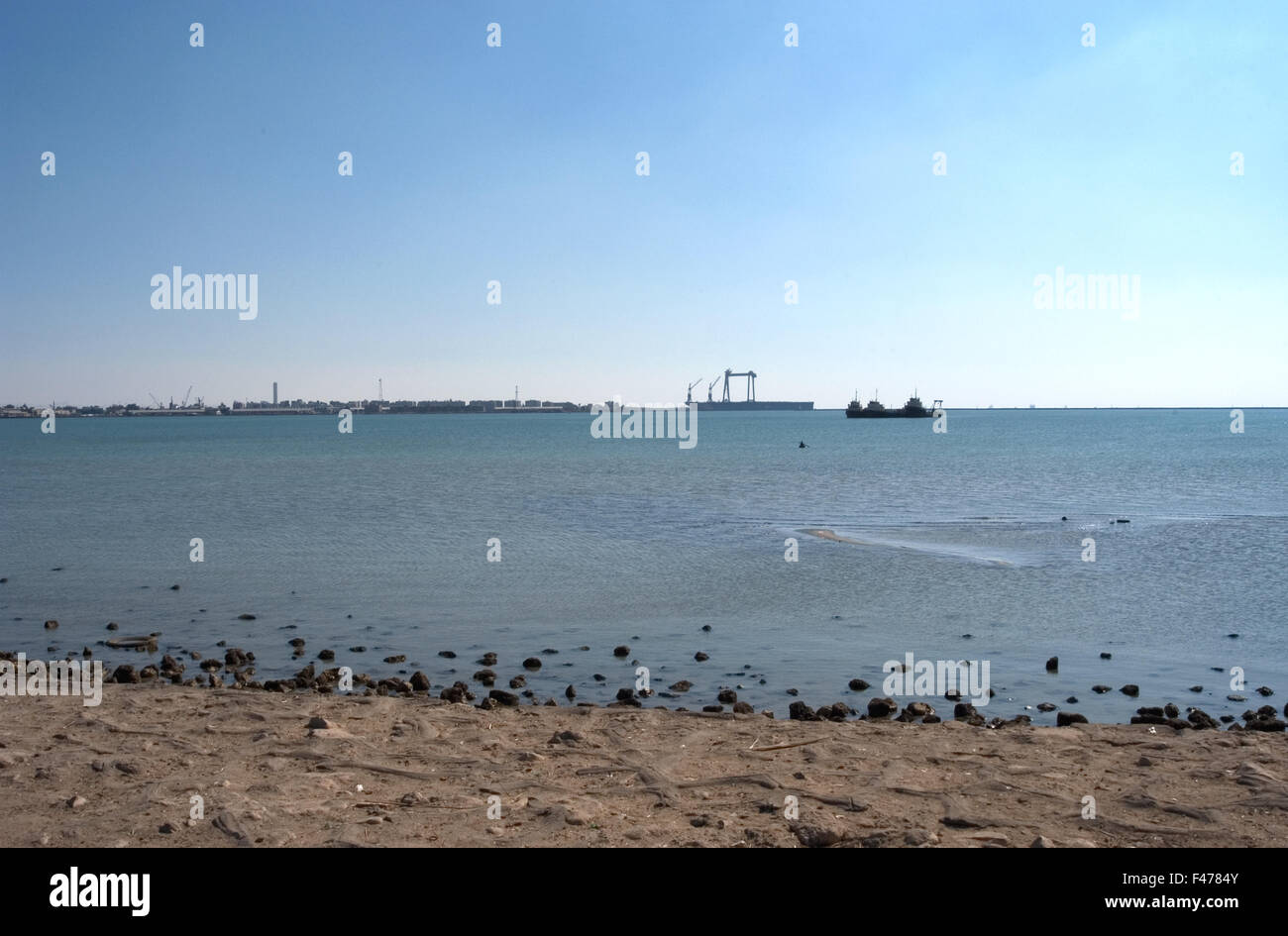 Egypt. Suez. Port Stock Photo - Alamy