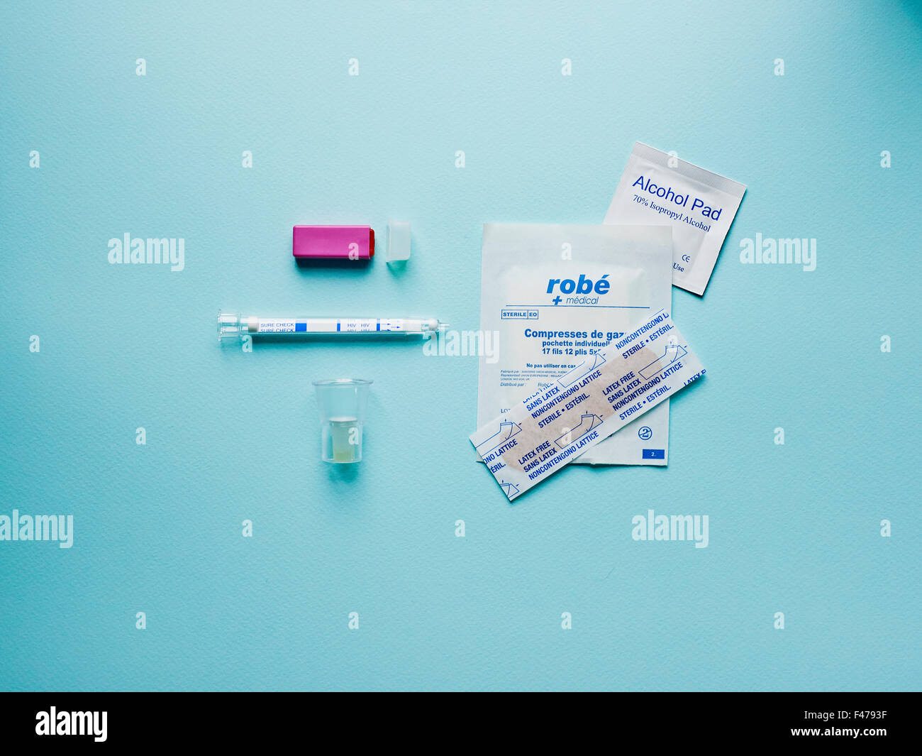 HIV SELF TEST Stock Photo - Alamy