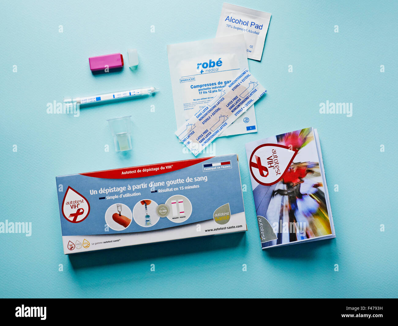 HIV SELF TEST Stock Photo - Alamy