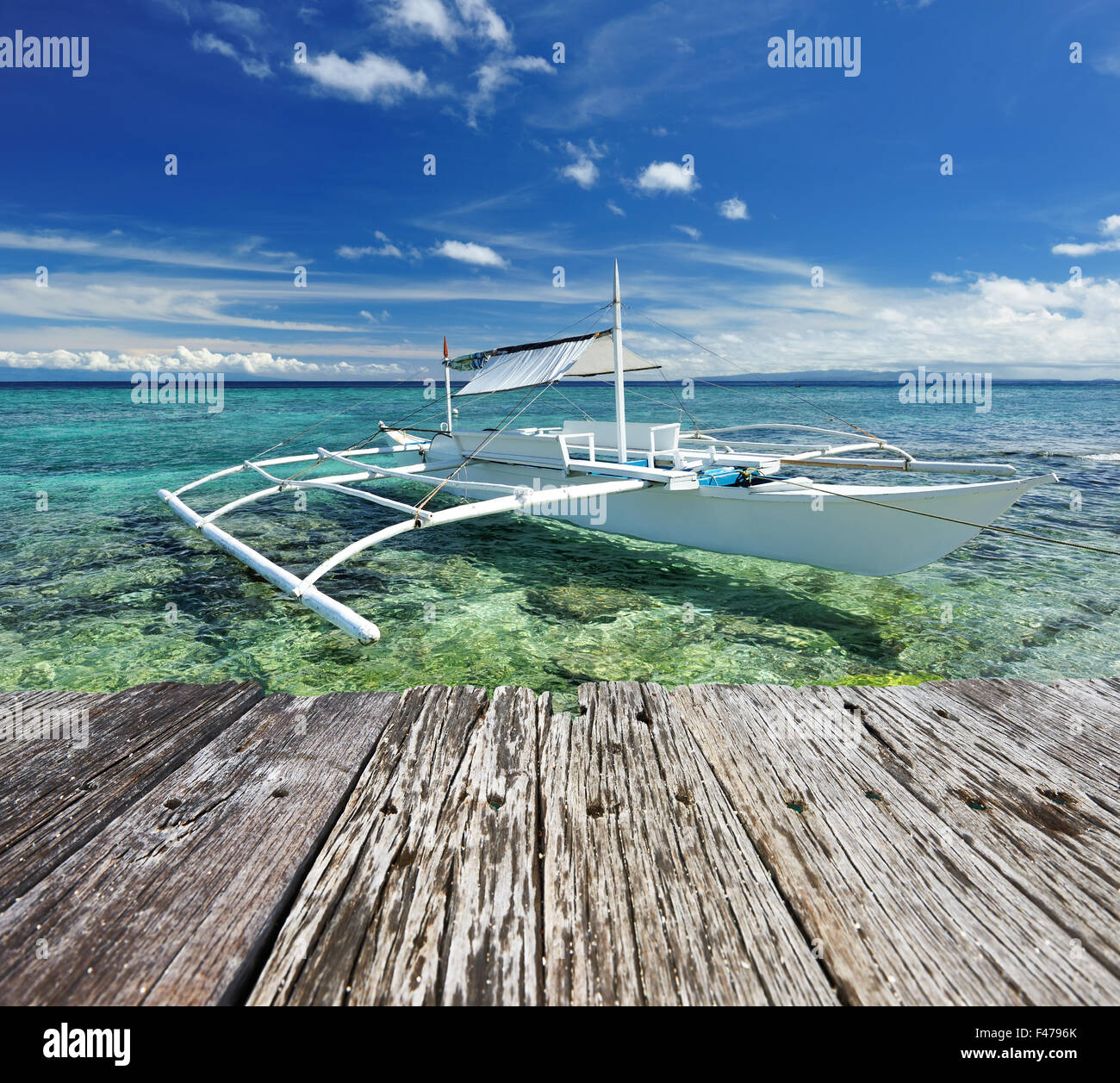 Edge of boat deck and water and horizon hi-res stock photography and ...