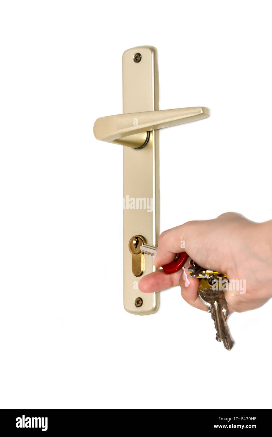 Hand key lock hi-res stock photography and images - Alamy