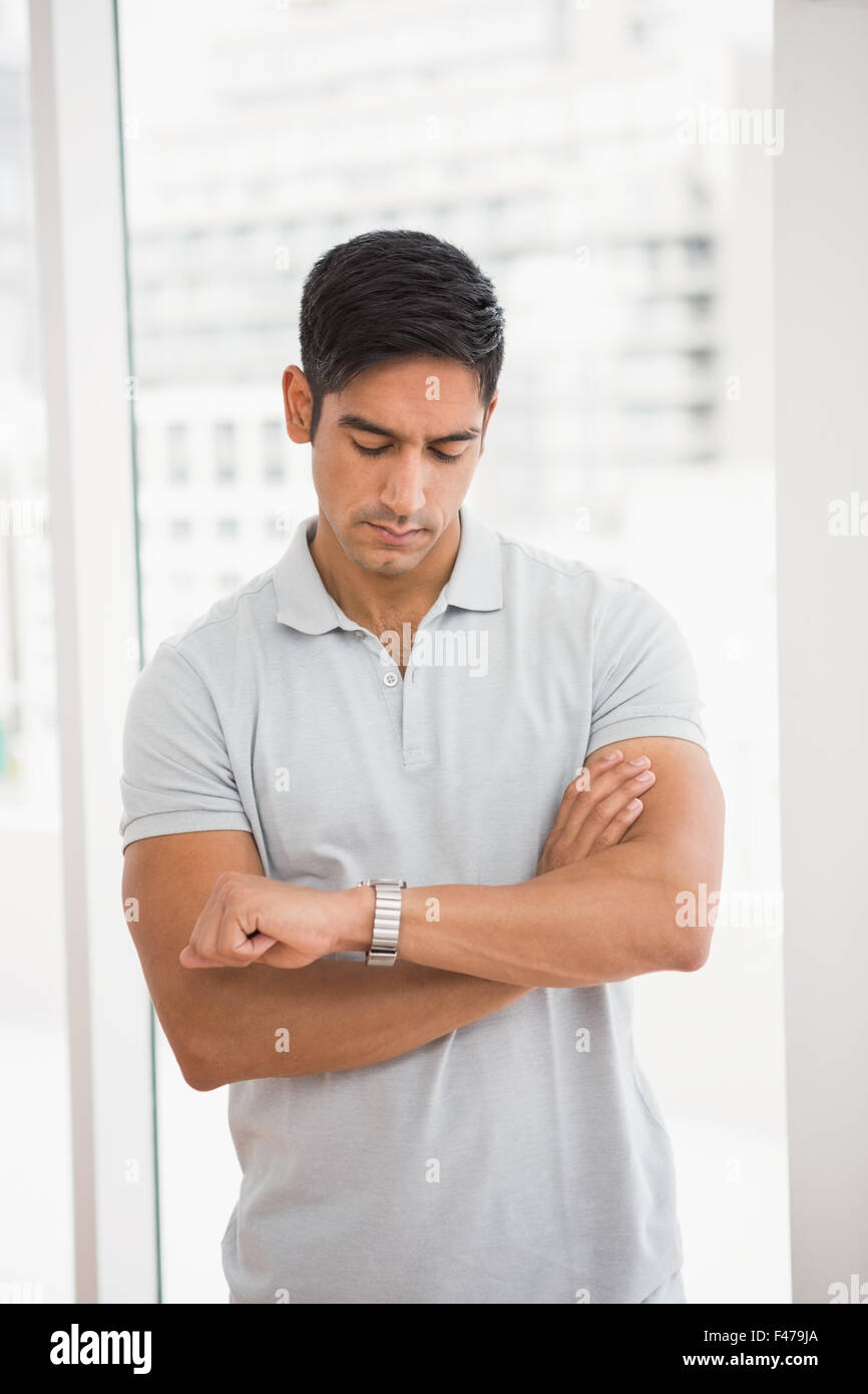 Smart concentrated indian businessman hi-res stock photography and ...