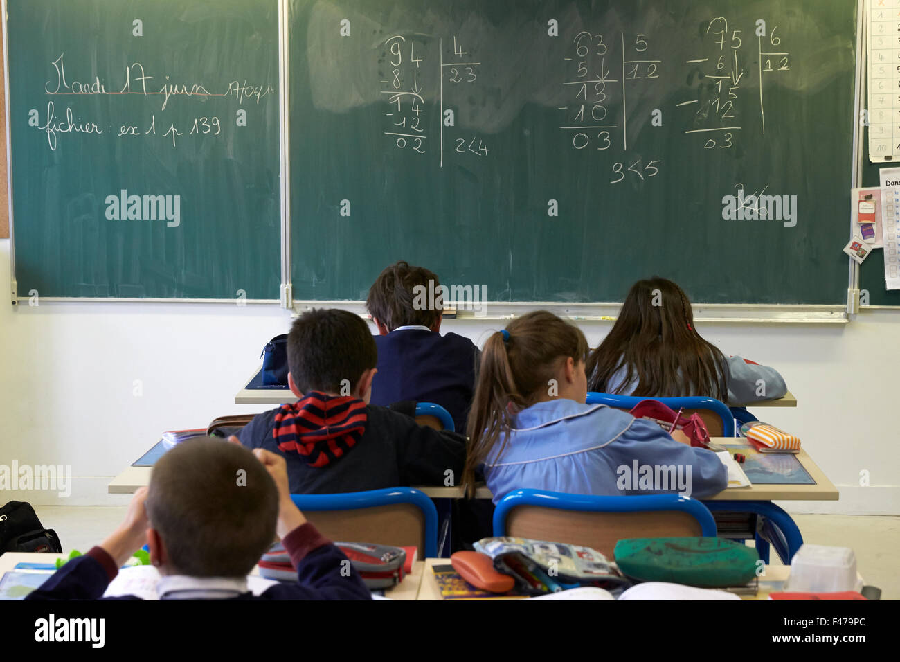 12 year old classroom math hi-res stock photography and images - Alamy