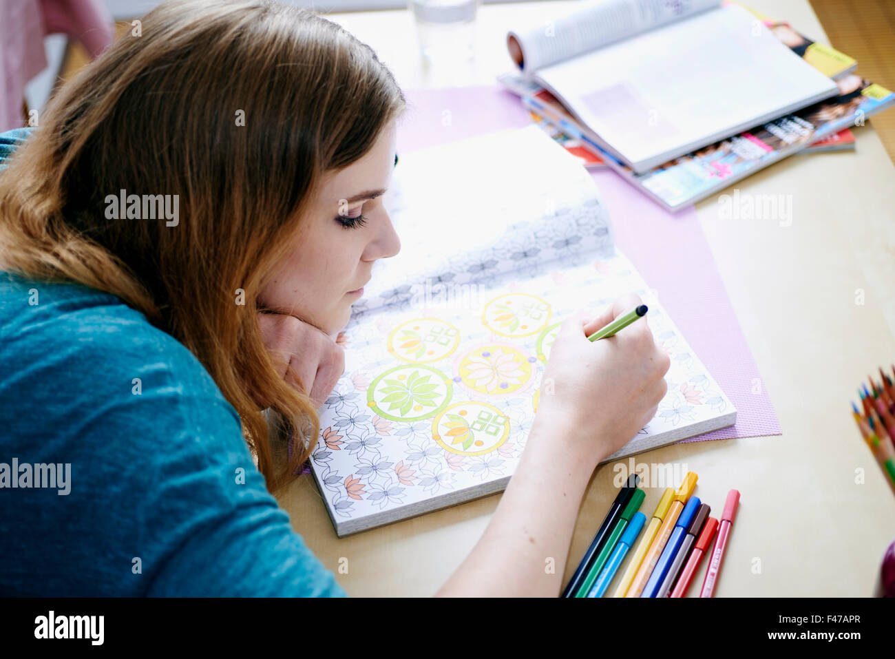 Easy coloring hi-res stock photography and images - Alamy