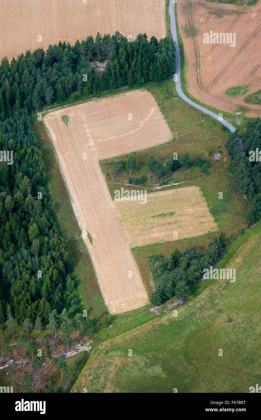 Vertical aerial view border hi-res stock photography and images - Alamy