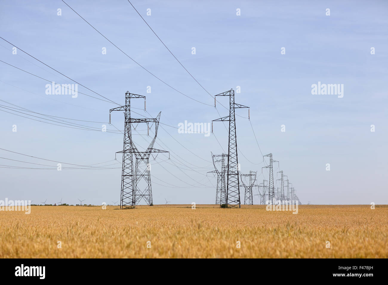 ELECTRICITY POWER LINE Stock Photo - Alamy