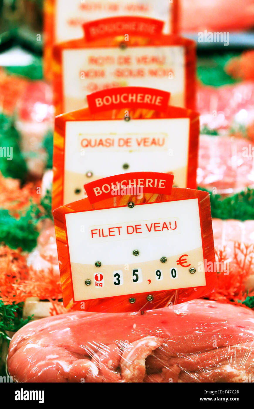 Butchers meat labels hi-res stock photography and images - Alamy