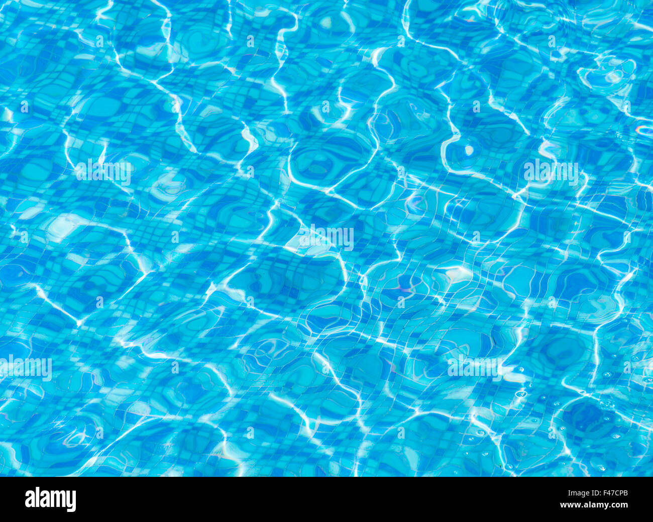 Texture of blue water in the pool Stock Photo - Alamy