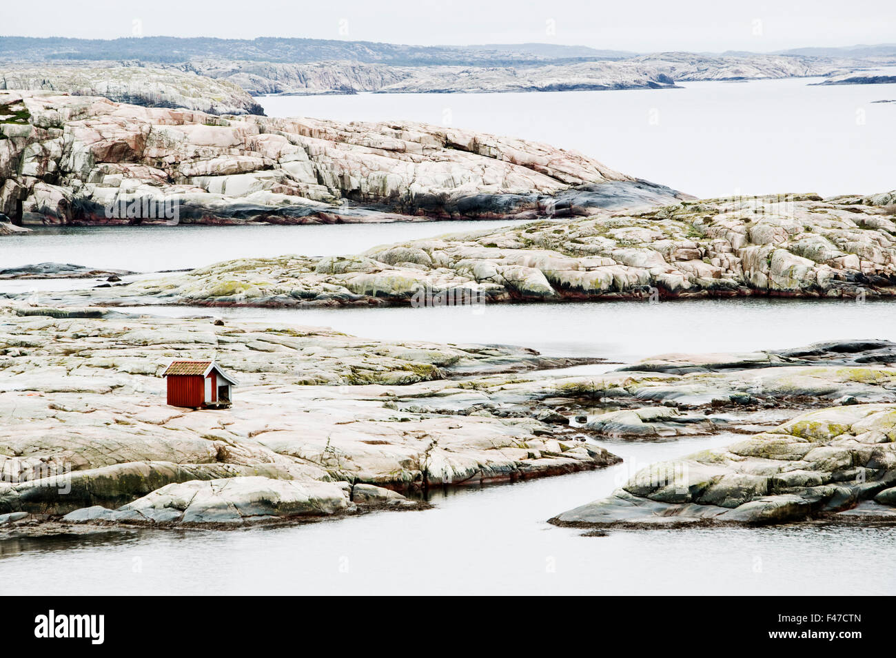 A small house by the sea, Sweden Stock Photo - Alamy