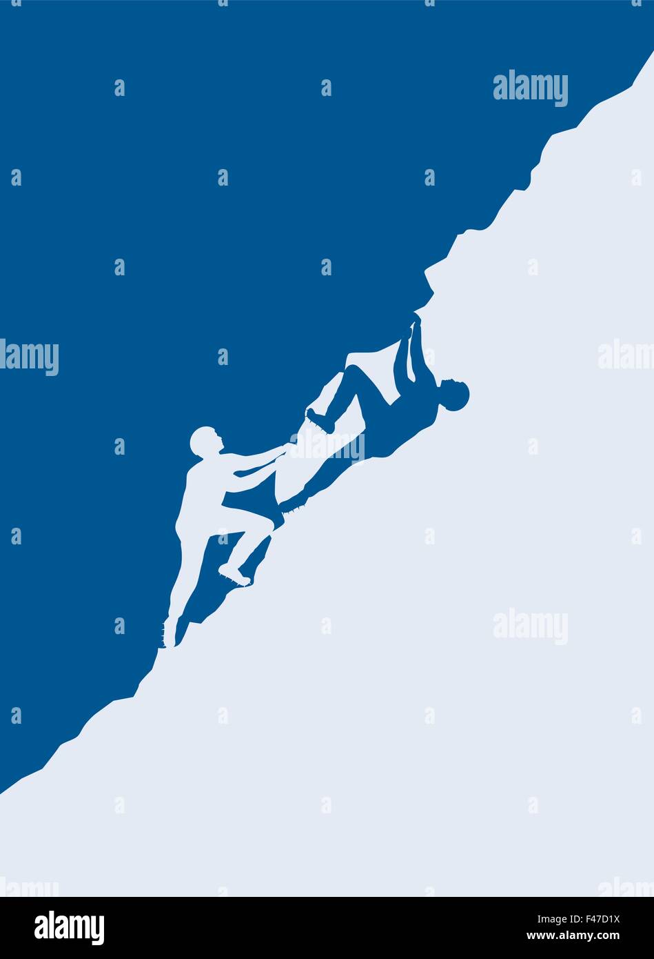 A vector image showing climbing to the top Stock Vector Image & Art - Alamy
