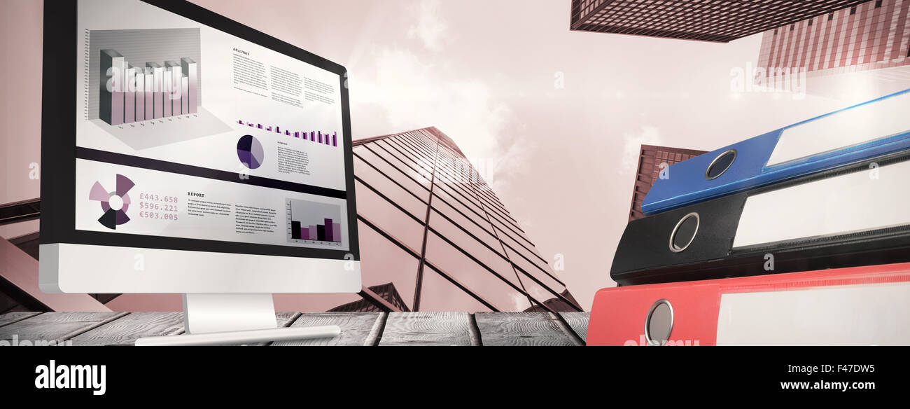 Composite image of business interface Stock Photo - Alamy